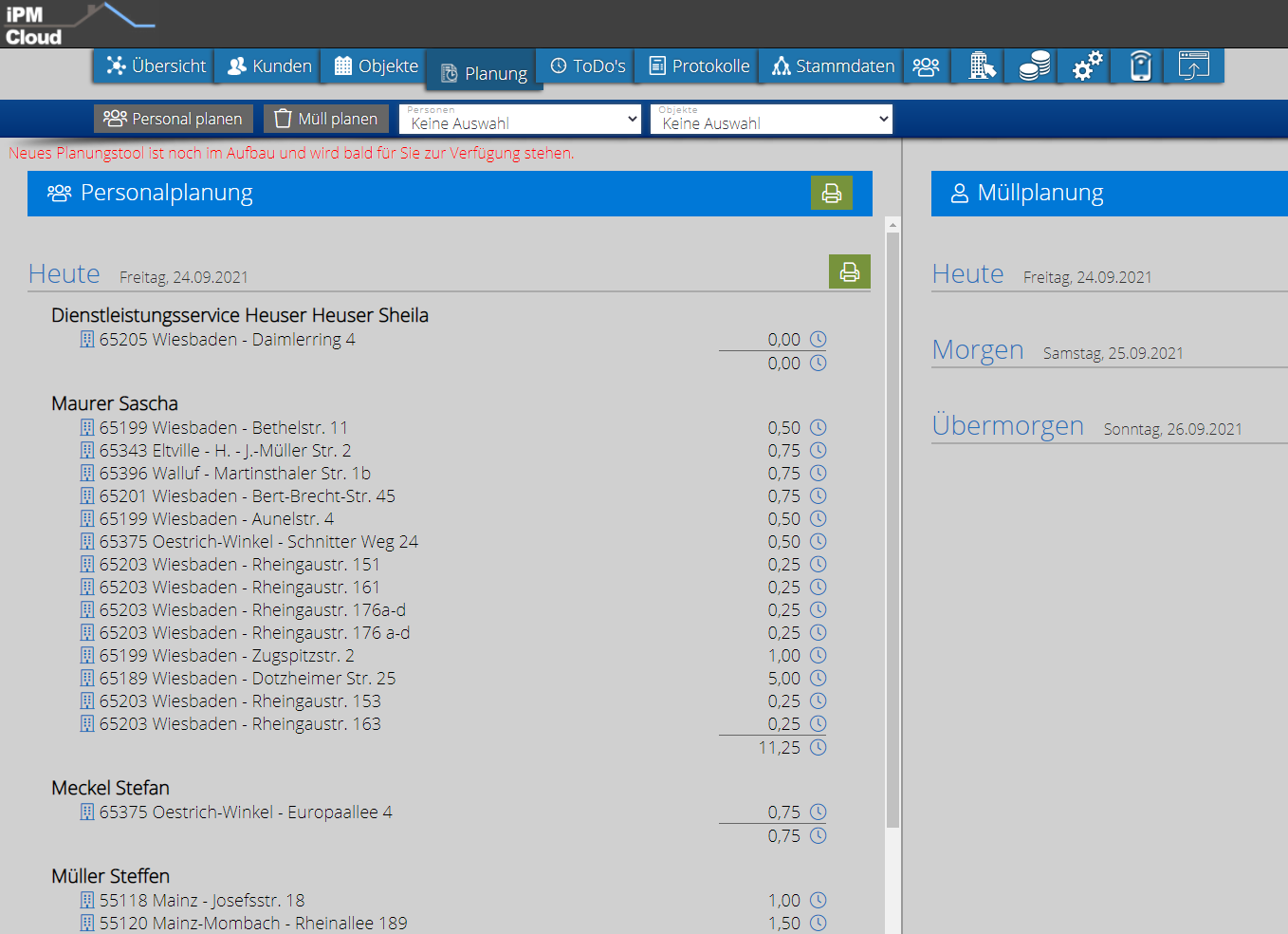 iPM-Cloud | Hausmeister Software | Immobilien Pflege Manager